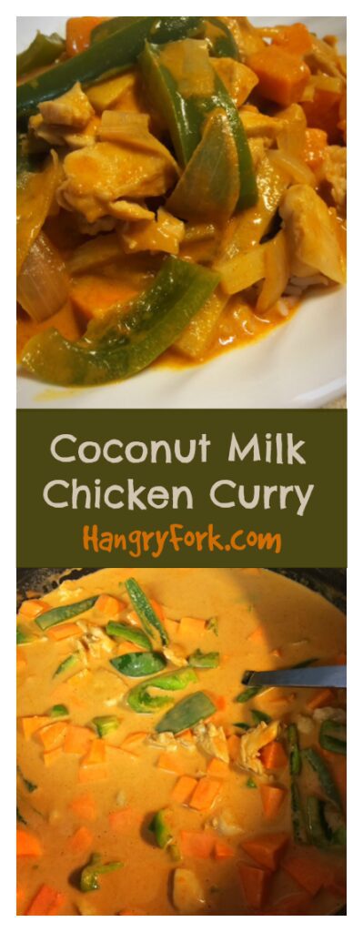 Easy Coconut Milk Chicken Curry with Sweet Potatoes